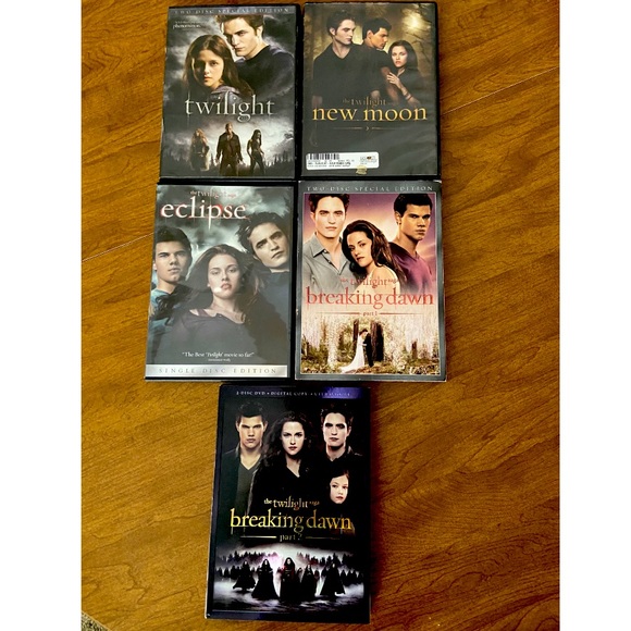 Media | Twilight Saga Dvd Bundle | Poshmark